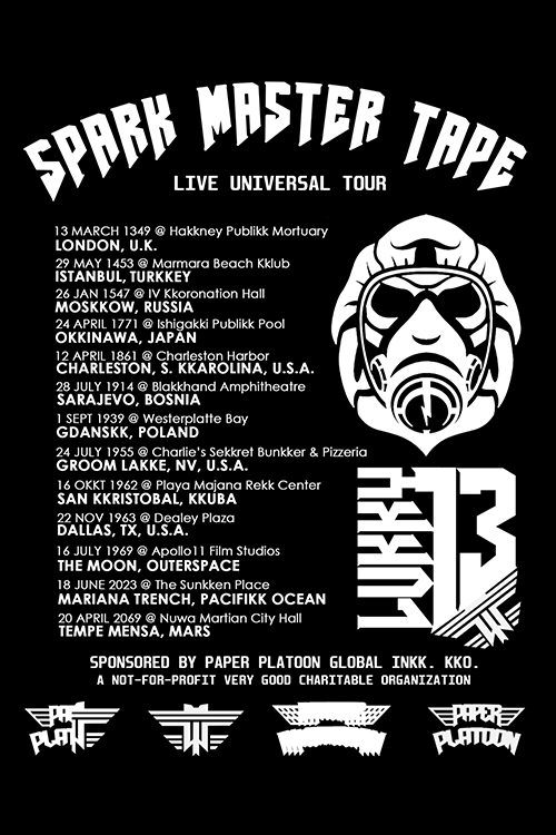 SMT "Hall of Fame" Poster – PAPER PLATOON - OFFICIAL MERCH